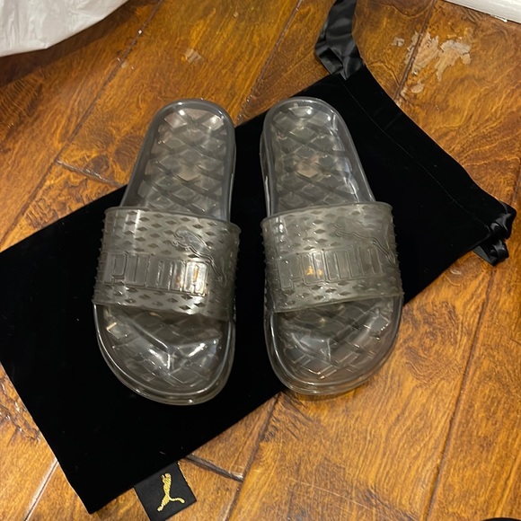 Puma | Shoes | Brand New Puma Slides With Bag | Poshmark